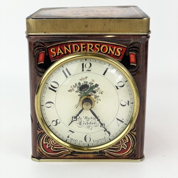 ENGLISH TEA | Other | Vintage Sanderson English Breakfast Tea Clock By ...